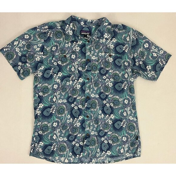 Patagonia | Shirts | Patagonia Mens L Camp Shirt Seashell Shell Anenome ...